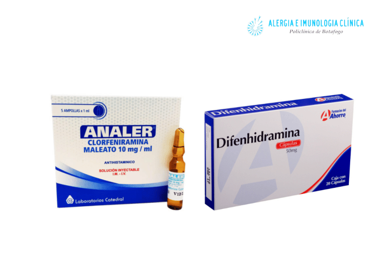 antialérgico ou anti-histamínicos. Medicamentos para alergia